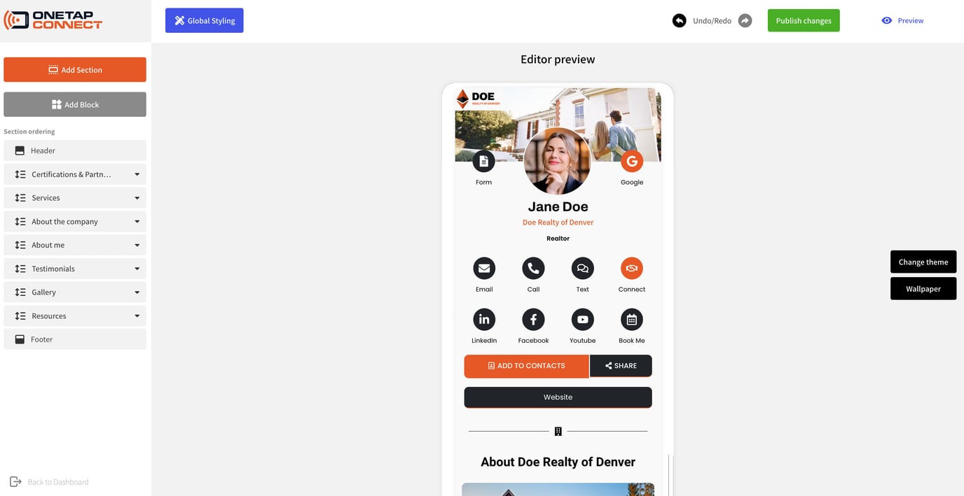 Getting Started with OneTapConnect (Professional Plan)